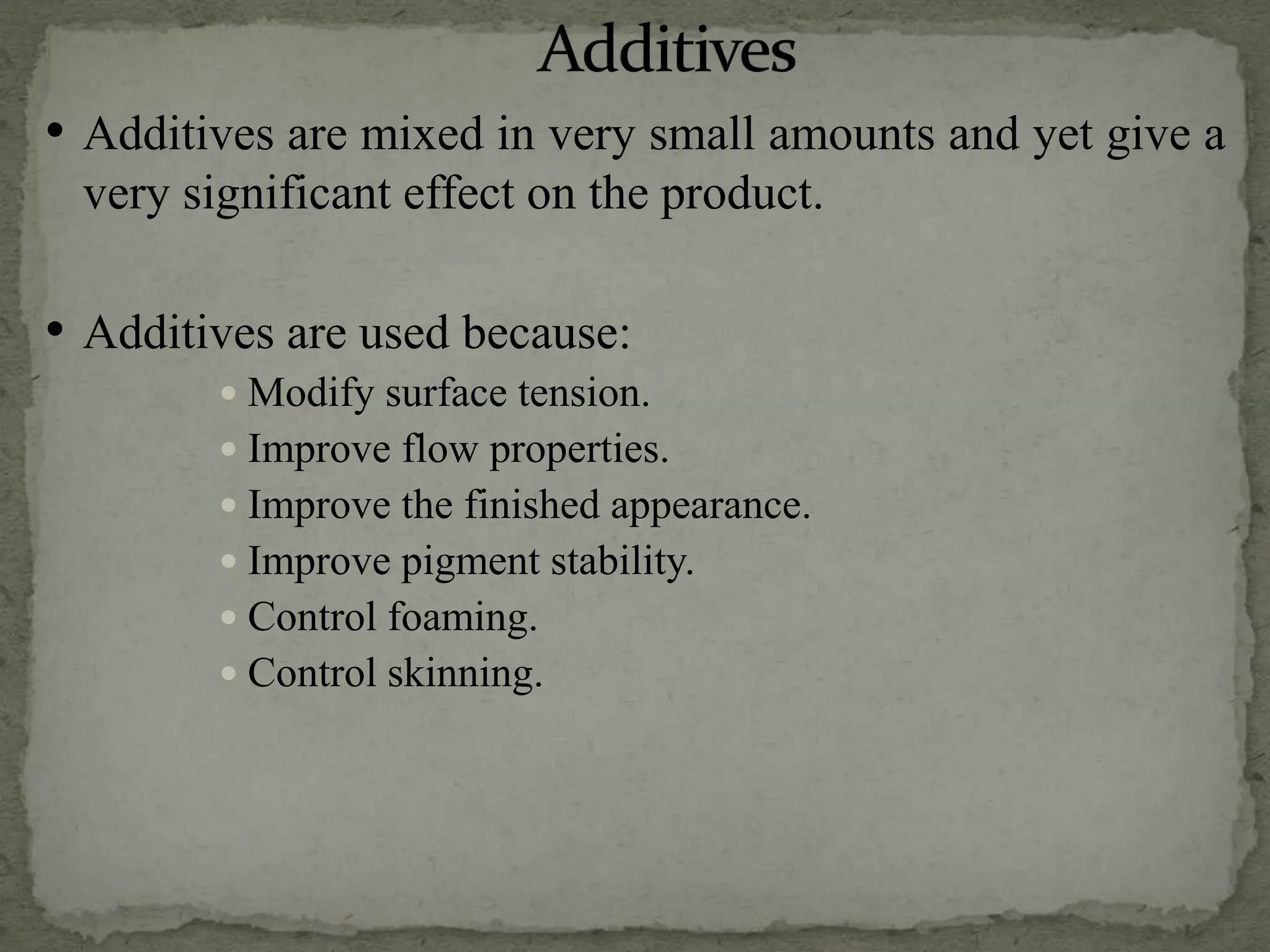 Paint Manufacturing Process | PPTX