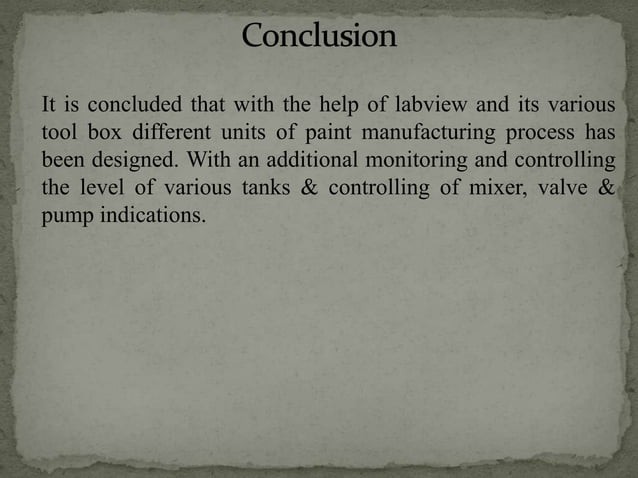 Paint Manufacturing Process | PPTX | Painting | Arts and Crafts