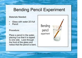 Experiment with water | PDF