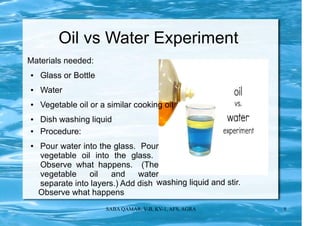 Experiment with water | PDF