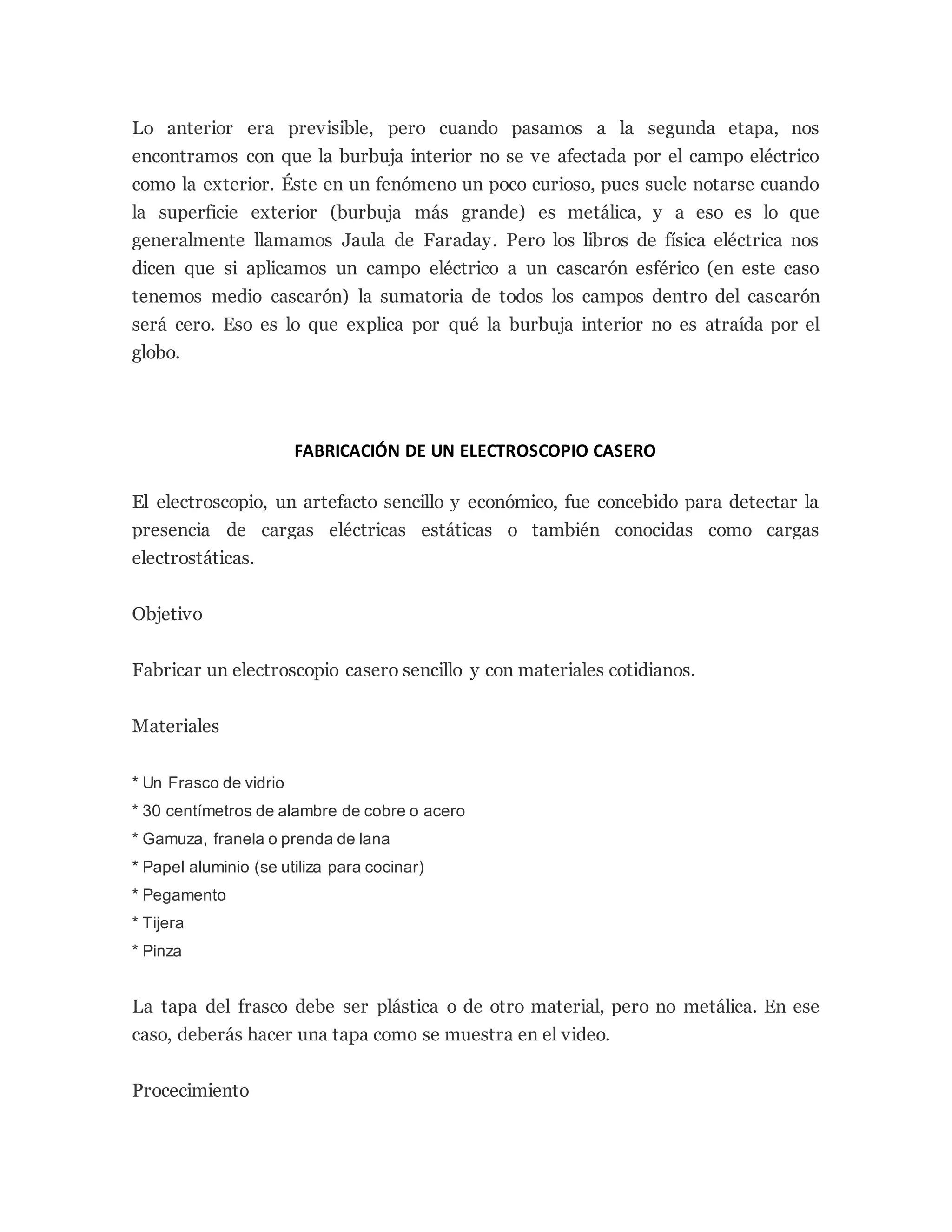 Experim estática pompa_jabón_electroscopio | DOCX