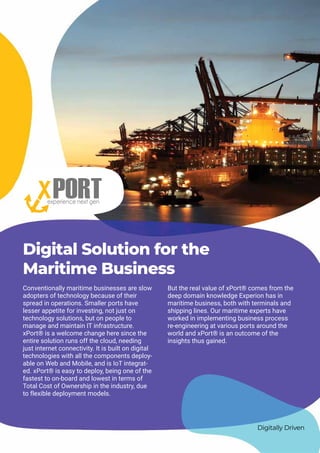 Experion brochure corporate profile - future proofing digitally | PDF