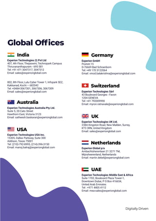 Experion brochure corporate profile - future proofing digitally | PDF