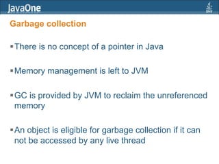 Experion Presentation at JavaOne 2011: Memory optimizing Java ME applications | PPT