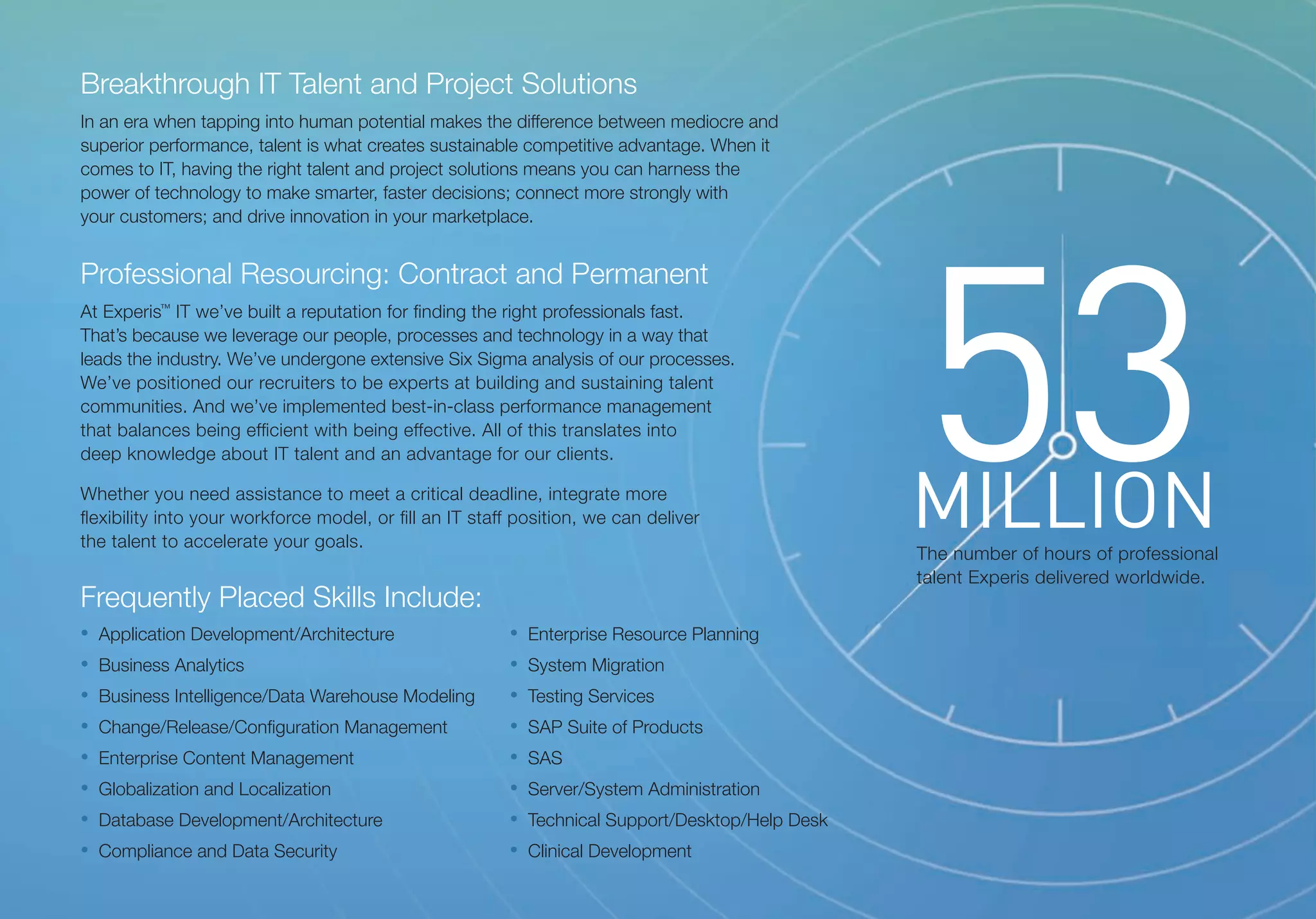 Experis IT Brochure | PDF