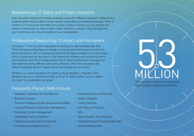Experis IT Brochure | PDF
