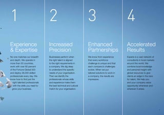 Experis - How we can help you | PDF