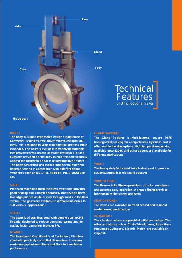 Expert knife gate-valves