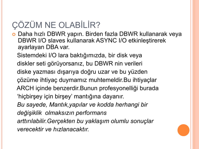 Expert one-on-one Oracle / Redo ve Rollback | PPTX