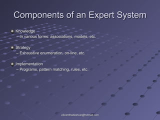 Expert Systems | PPT