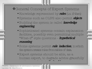 Expert Systems | PPT
