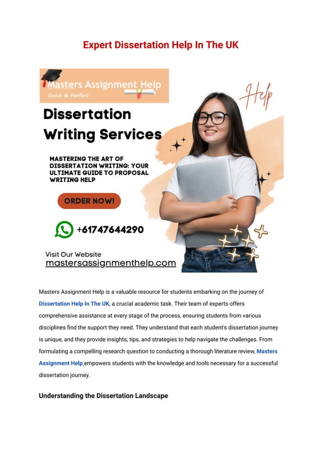 Expert Dissertation Help In The UK...pdf