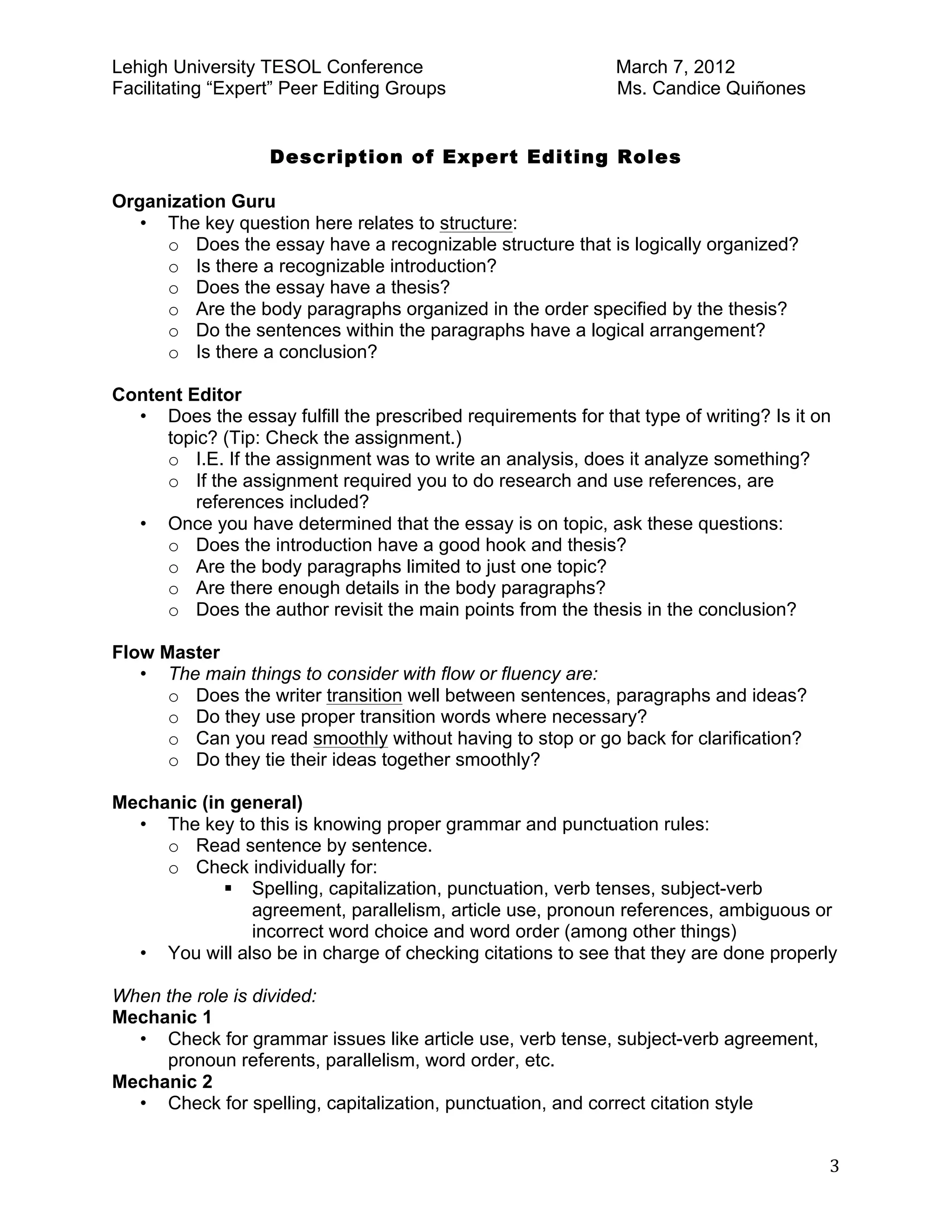 Expert editing presentation handout | PDF Expert editing presentation handout | PDF