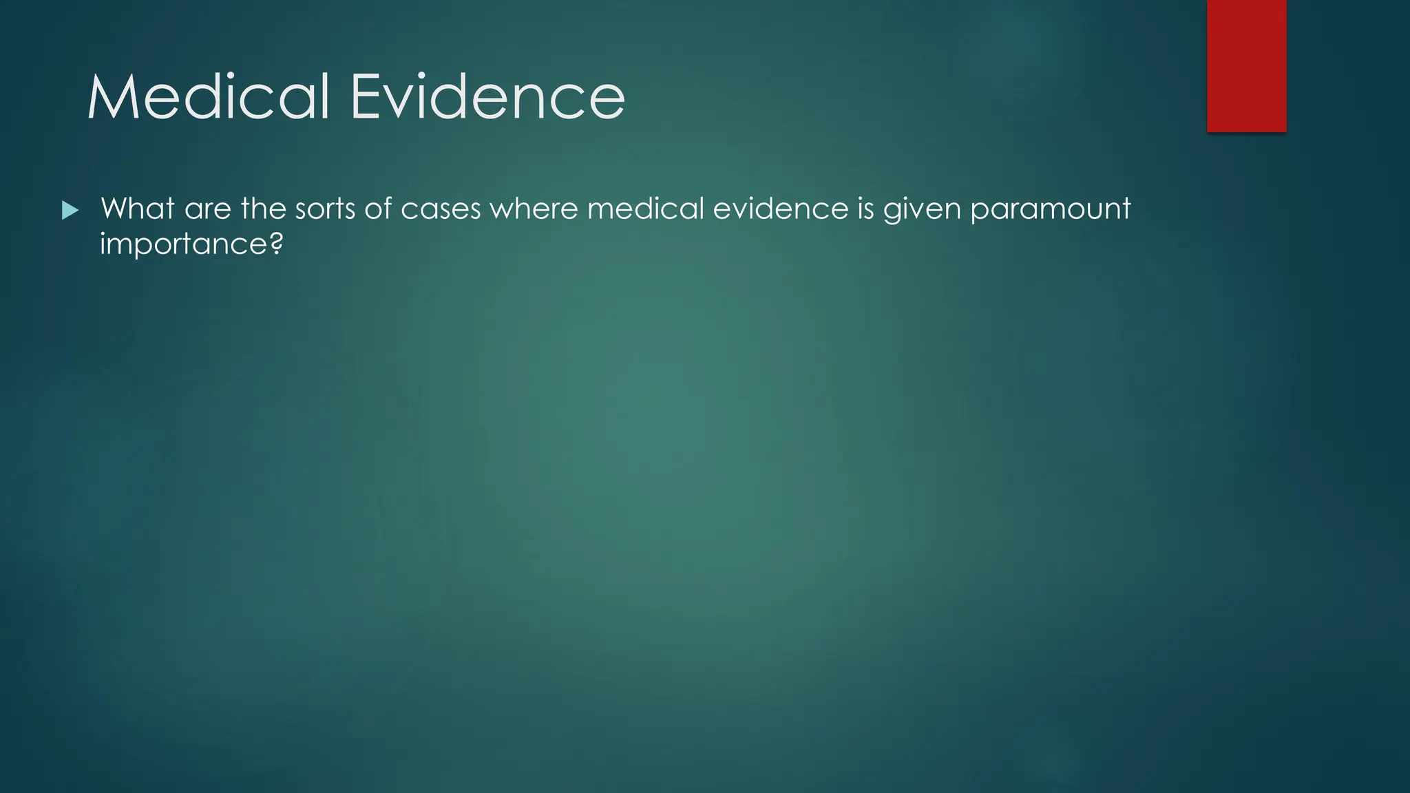 Expert Evidence PPT for healthcare services | PPT