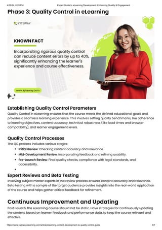 Expert Guide to eLearning Development_ Enhancing Quality & Engagement | PDF