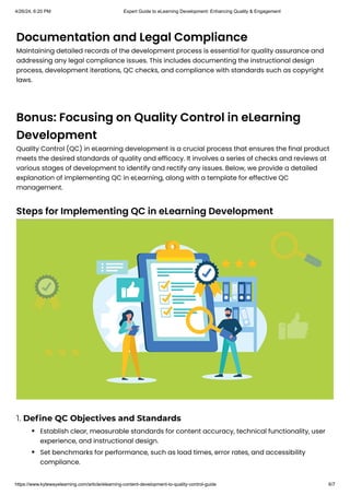 Expert Guide to eLearning Development_ Enhancing Quality & Engagement | PDF