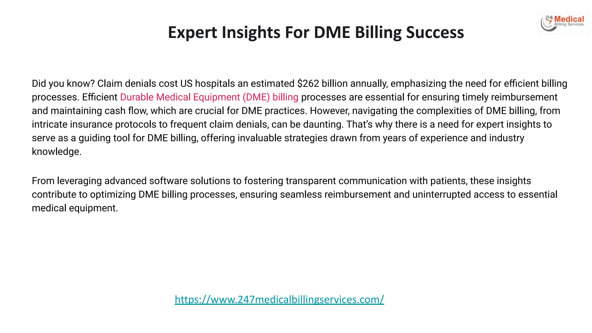 Expert Insights For DME Billing Success.pdf