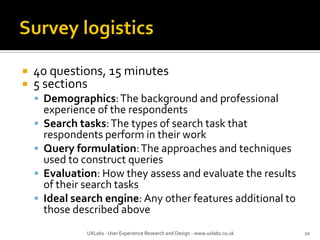 User requirements for complex search strategies | PPT