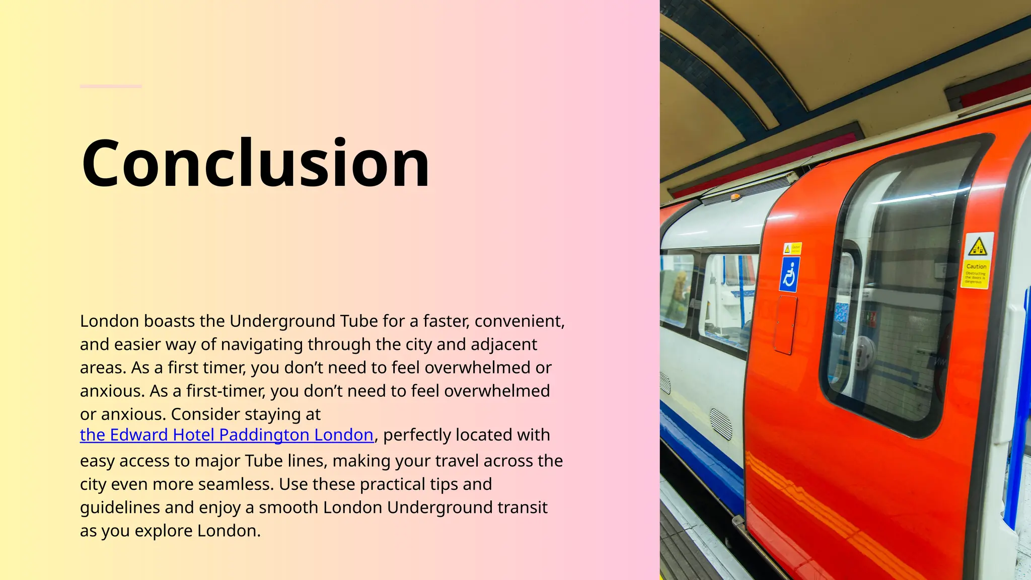 Expert London travel tips for the London Underground.pptx
