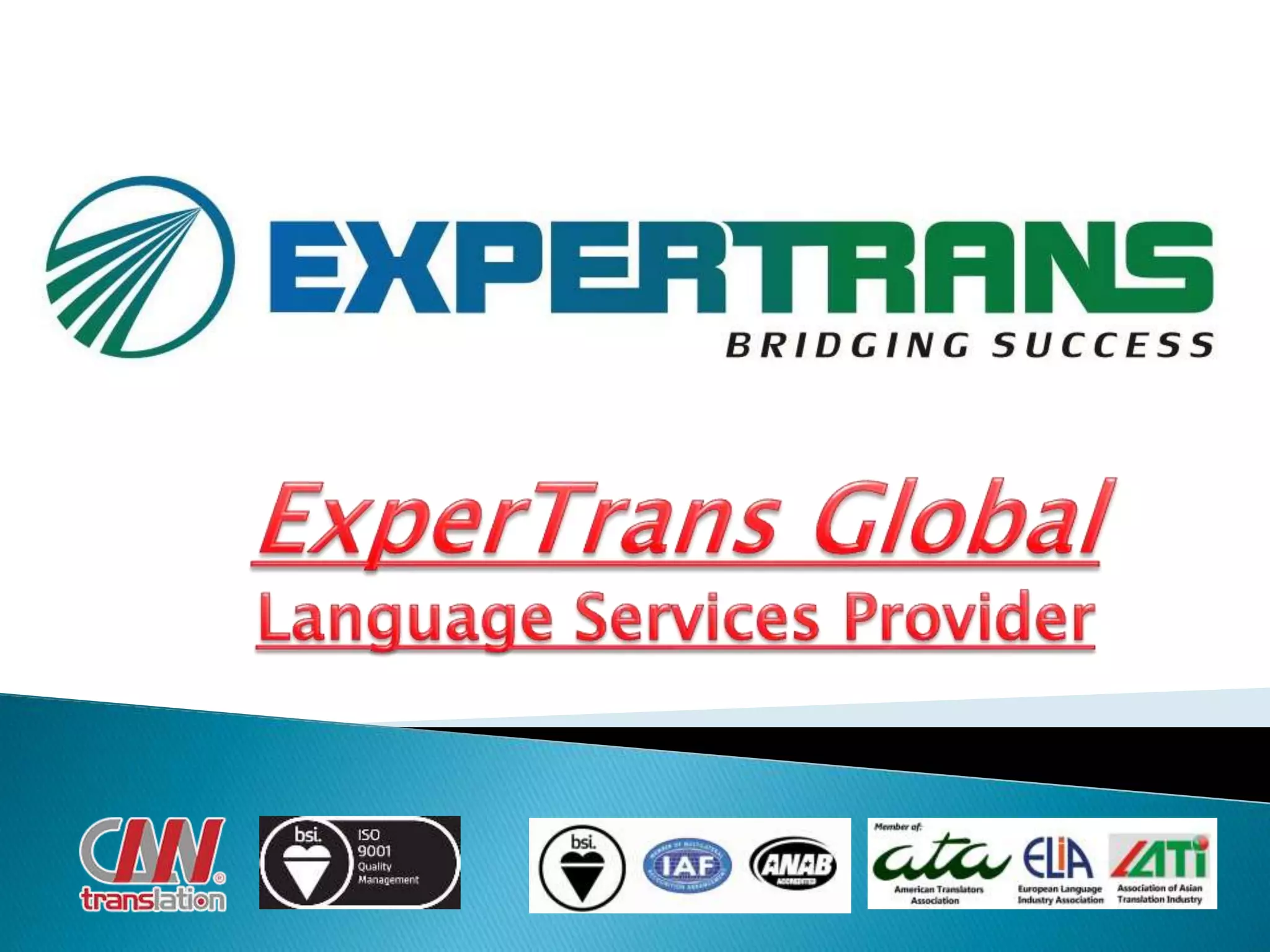 ExperTrans Global Language Services Provider | PPT