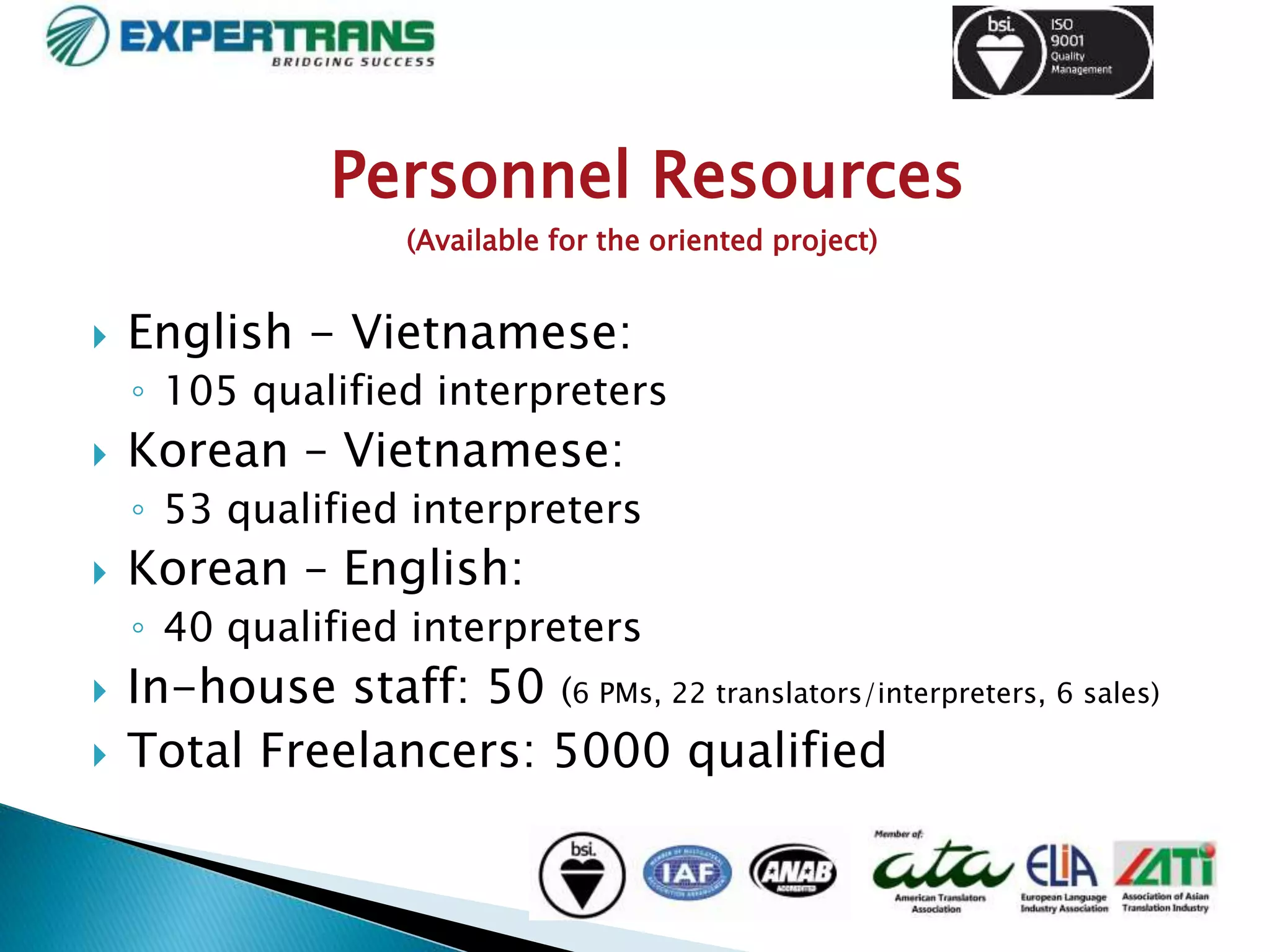 ExperTrans Global Language Services Provider | PPT