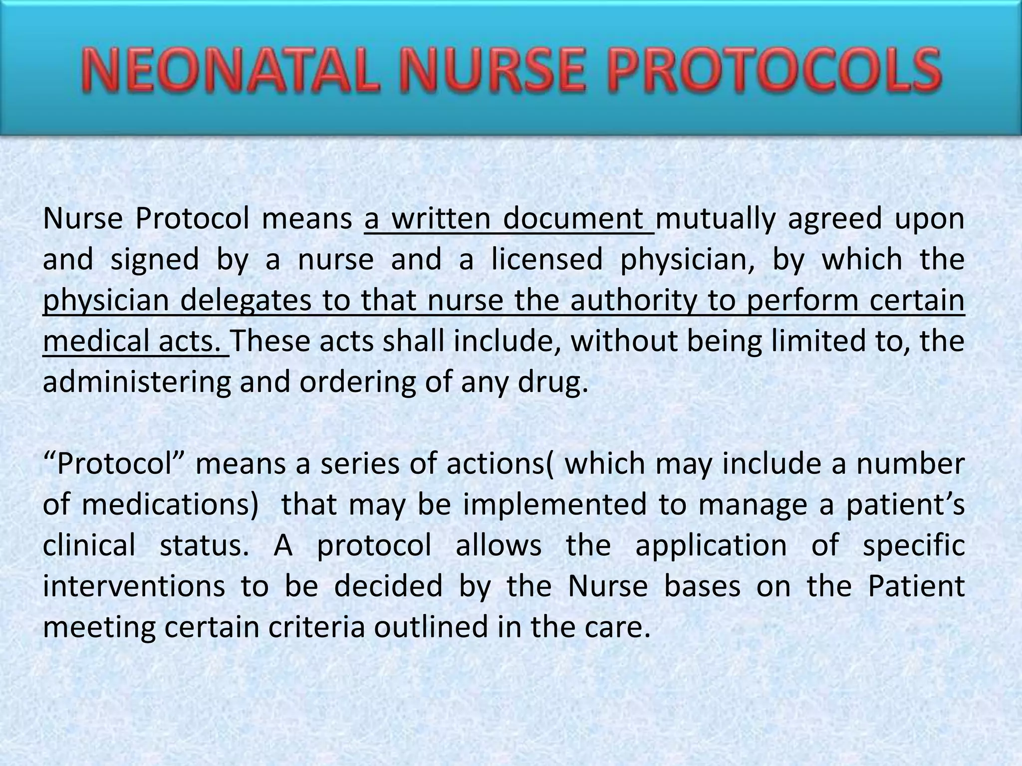 NICU CONCEPTS, STAFFING,PROTOCOLS, PHYSICAL LAYOUT | PPTX