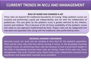 NICU CONCEPTS, STAFFING,PROTOCOLS, PHYSICAL LAYOUT | PPTX