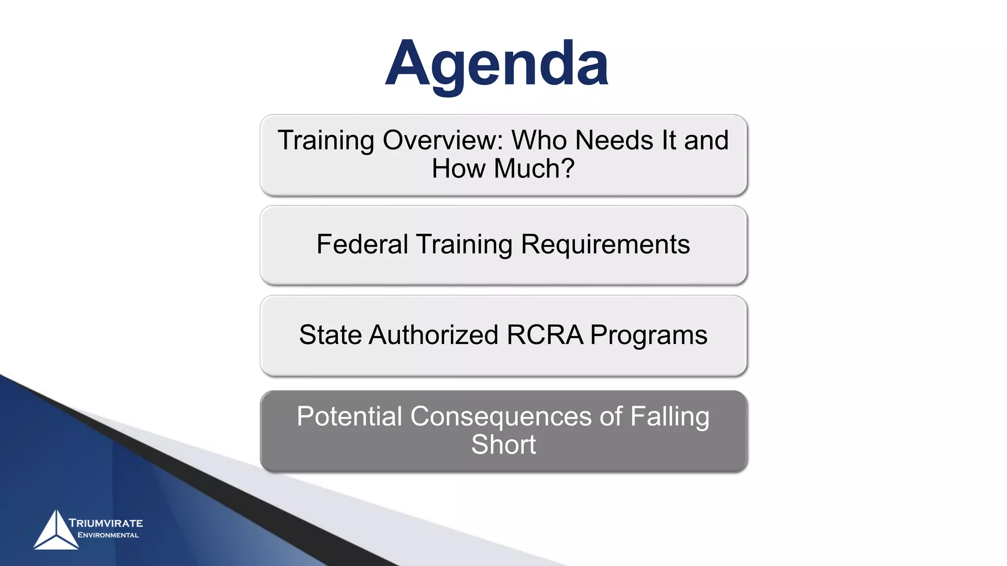 An Expert's Guide to RCRA Training | PDF | Environmental Services ...
