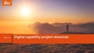 Digital capability project resources | PPTX