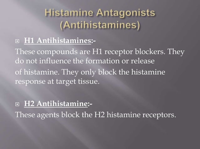 Autacoids and their Antagonists | PPT
