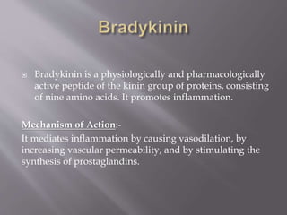 Autacoids and their Antagonists | PPT