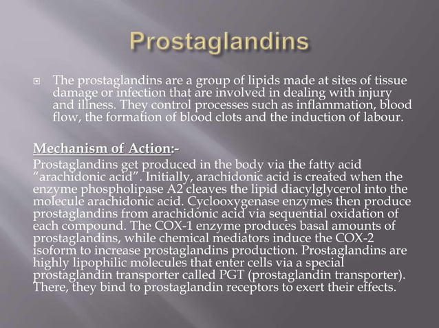 Autacoids and their Antagonists | PPT