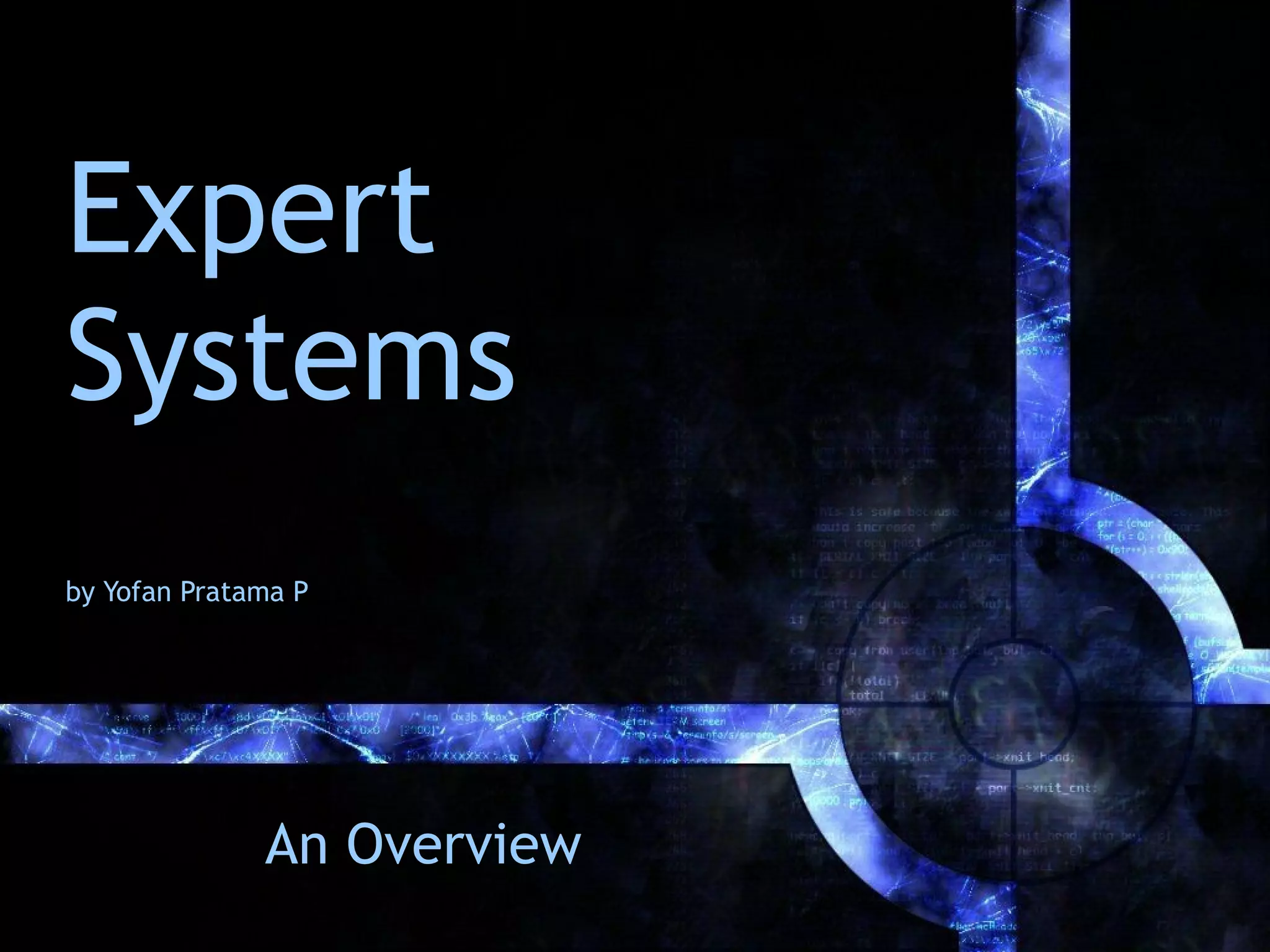 Expert Systems | PPT