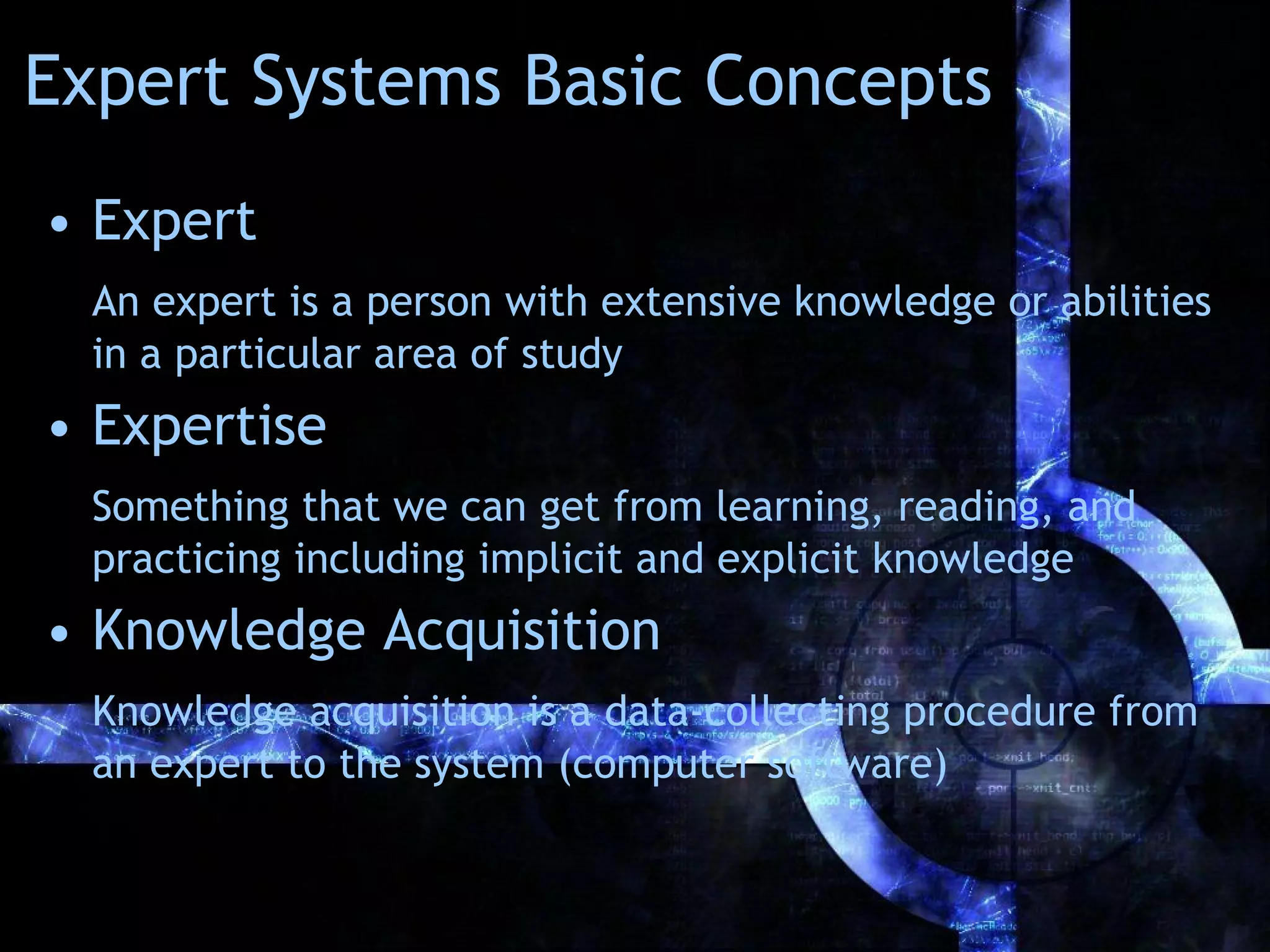 Expert Systems | PPT