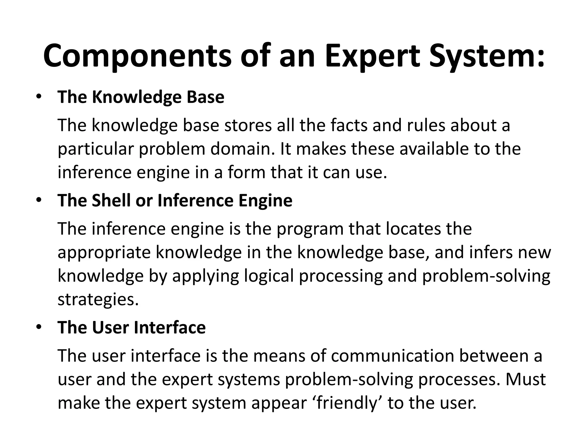 Expert system | PPSX