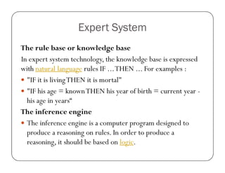 Expert system | PPT