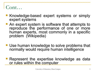 Expert System | PPT