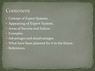 Expert system | PPT