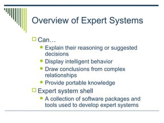 Expert system | PPT