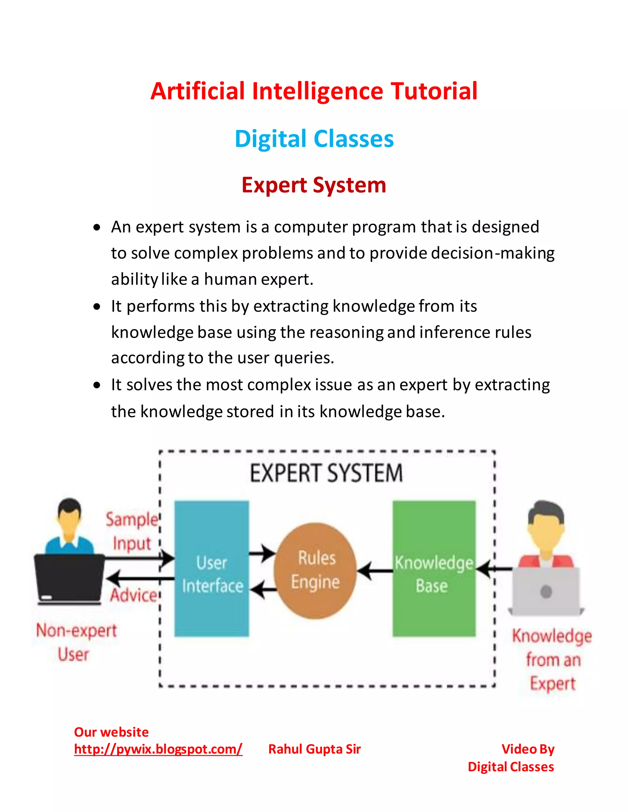 Expert system | PDF