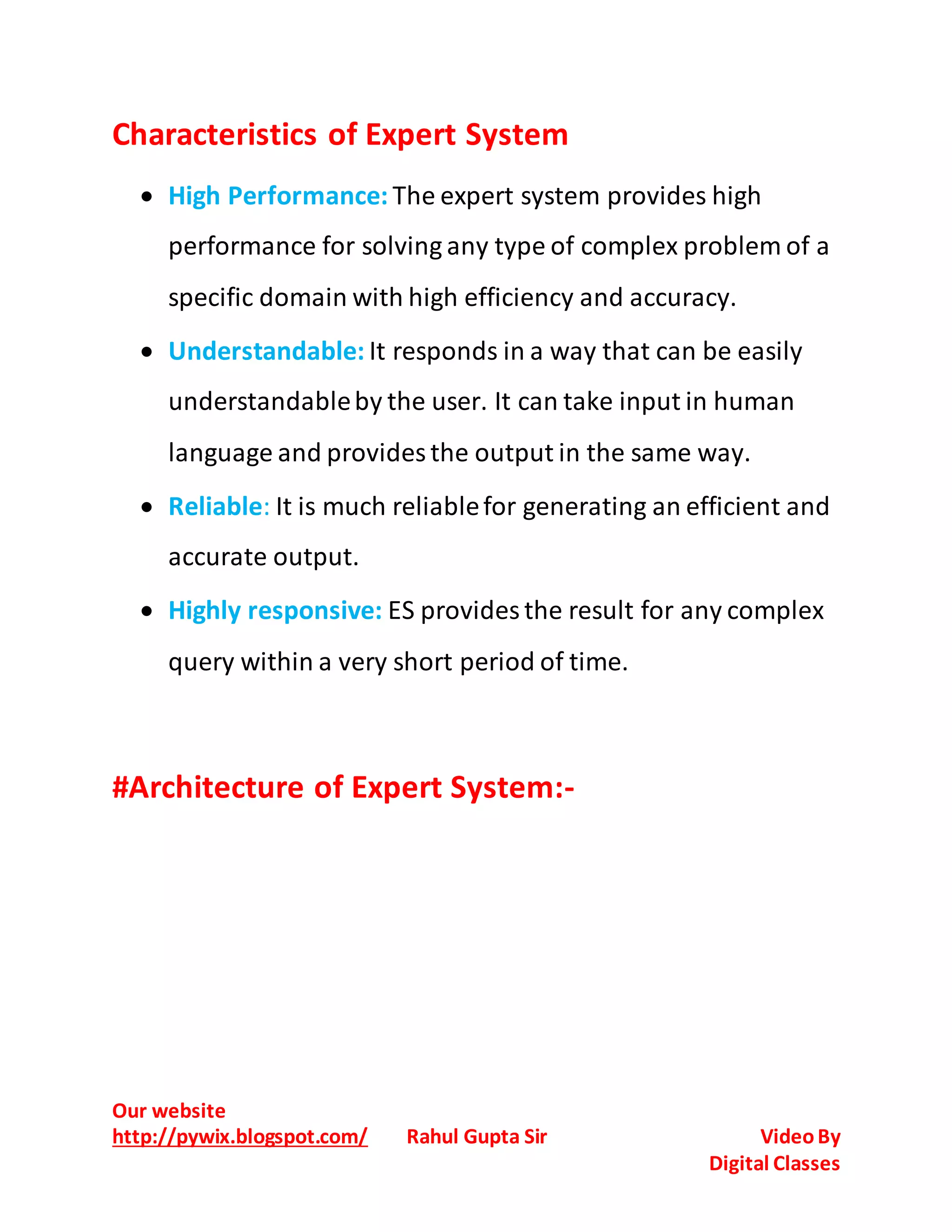 Expert system | PDF