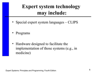 Expert system 21 sldes | PPT