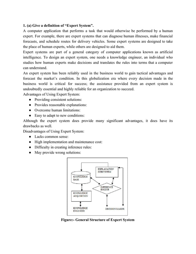 Expert system design | PDF