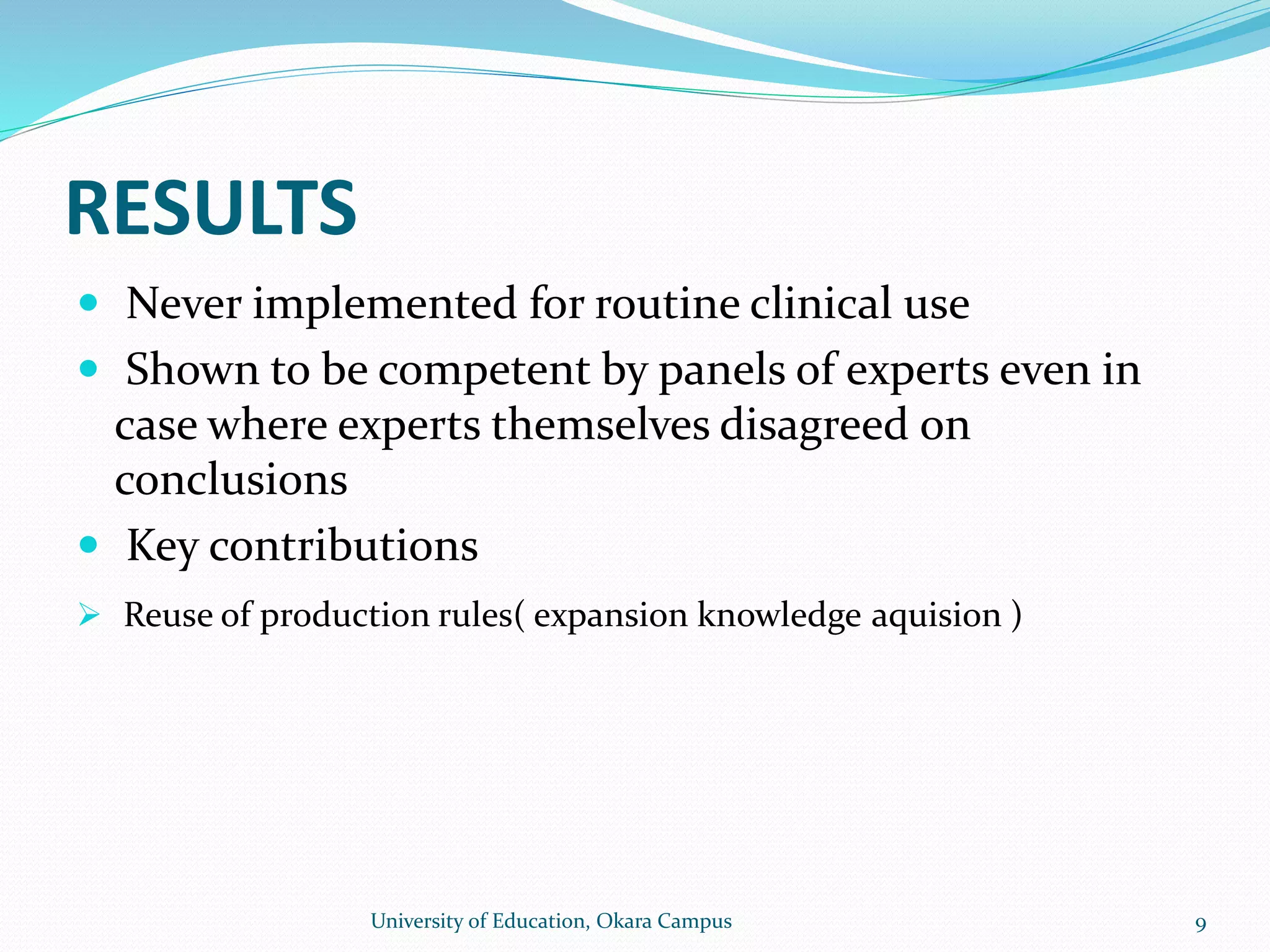 Expert system (examples) | PPTX
