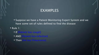 Expert System (Forward and Backward Chaining) | PPT