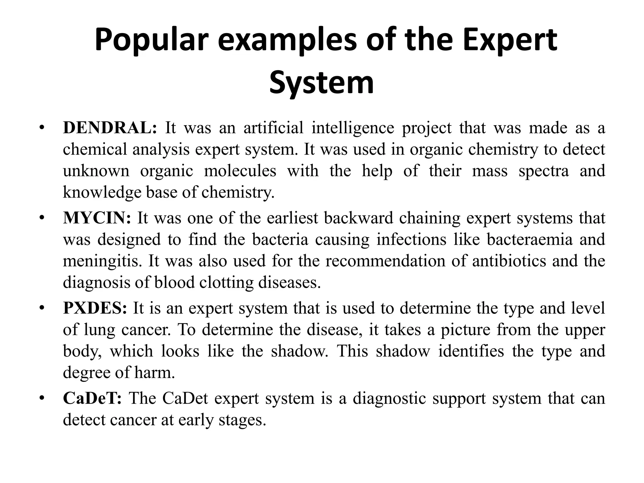 Expert System in Artificial Intelligence | PPTX