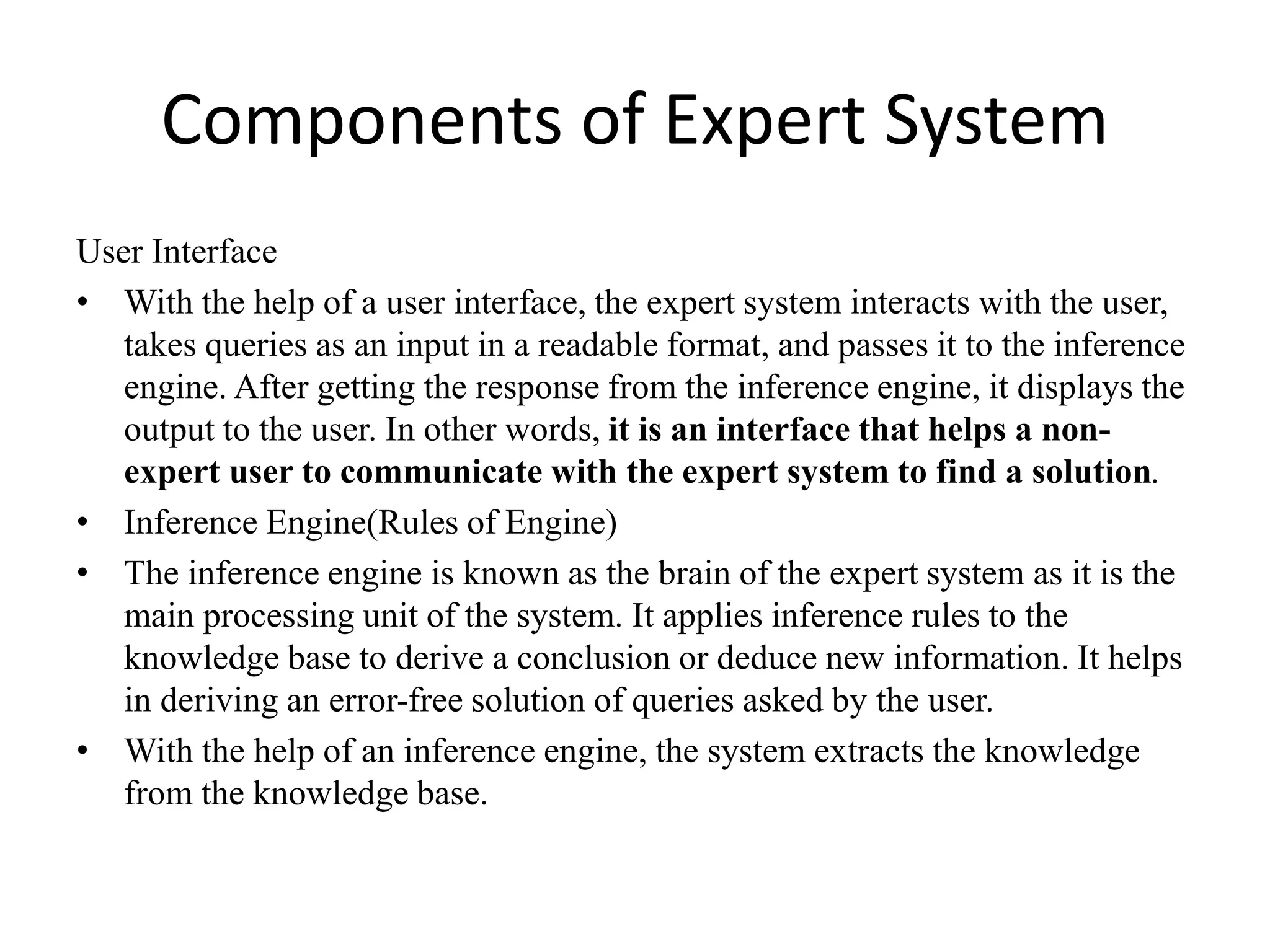 Expert System in Artificial Intelligence | PPTX