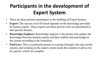 Expert System in Artificial Intelligence | PPTX