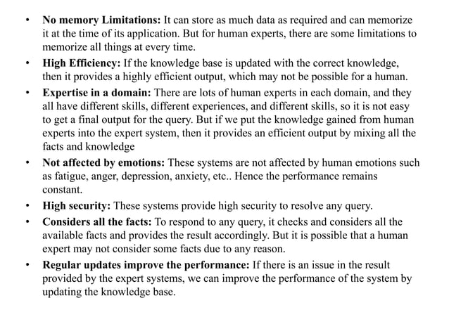 Expert System in Artificial Intelligence | PPTX | Artificial ...