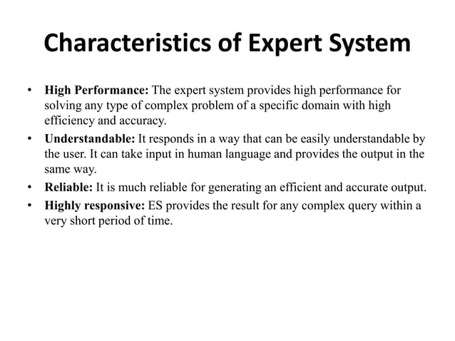 Expert System in Artificial Intelligence | PPTX | Artificial ...